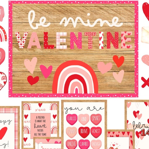 Valentine's Day Classroom Decor Collection | Etsy