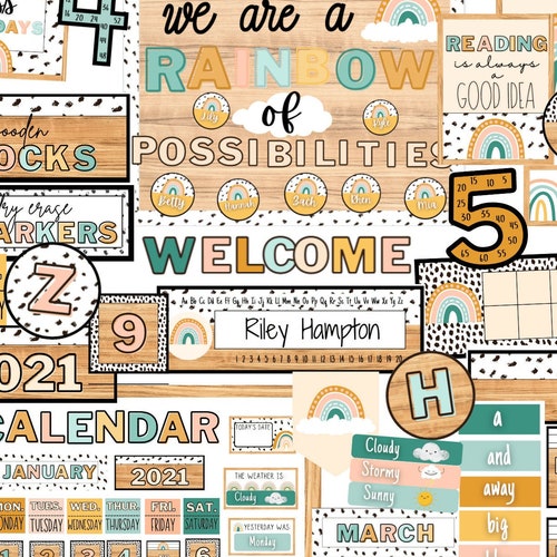 Rainbow Feelings Chart Emotions Print PRINTABLE Wall Art | Etsy