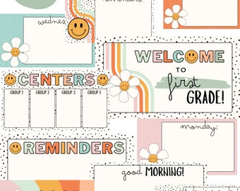 Boho Halloween Google Slides Templates - Etsy