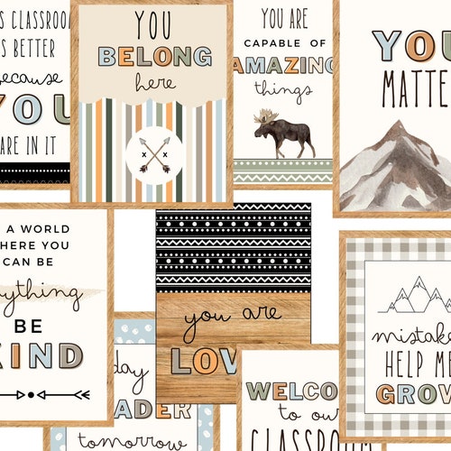 Alphabet Posters Large Format for Classroom Use - Etsy