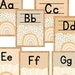Neutral Boho Rainbow Classroom Alphabet - Etsy