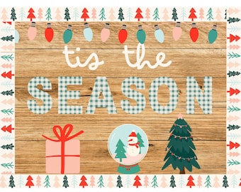 Winter Wonderland Holiday Bulletin Board Kit | Etsy