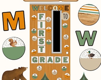Woodland Theme Welcome Banner, Classroom Welcome, Forest Theme ...