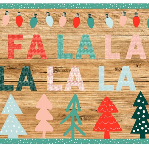 Fa La La Bulletin Board Kit - Etsy