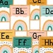 Modern Boho Rainbow Classroom Alphabet - Etsy