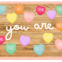 God's Conversation Hearts Bulletin Board Kit: Christian Classroom Decor ...