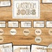 Neutral Boho Rainbow Classroom Jobs Display [editable] - Etsy