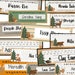 Woodland Desk Plates/Name Tags editable | Etsy