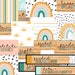 Modern Boho Rainbow Binder Covers editable - Etsy