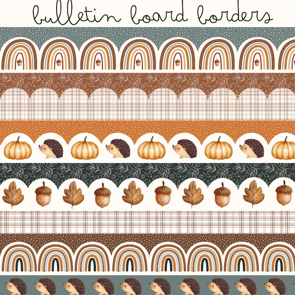 Fall Bulletin Board - Etsy