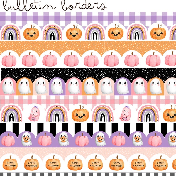 Pink Bulletin Board Border - Etsy