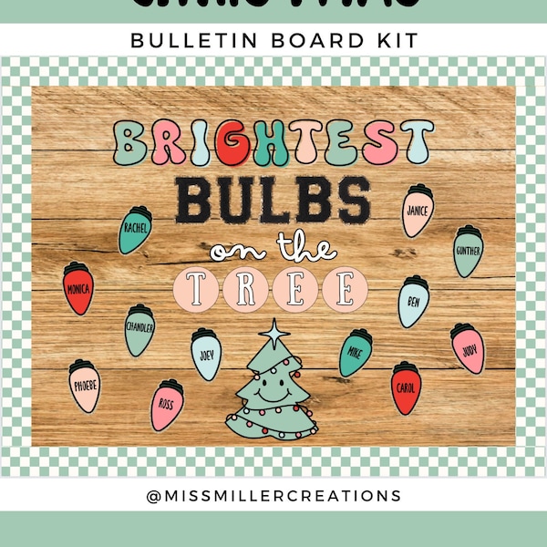 Christmas Bulletin Board Kit - Etsy