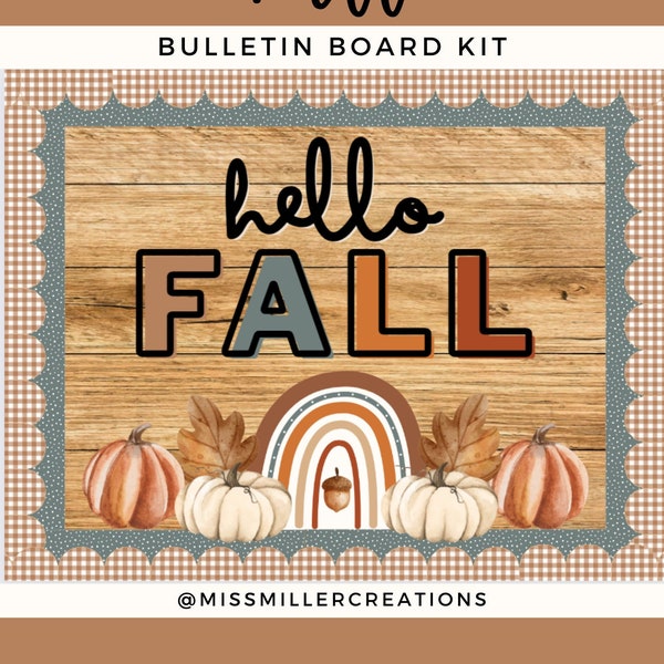 Fall Bulletin Board - Etsy