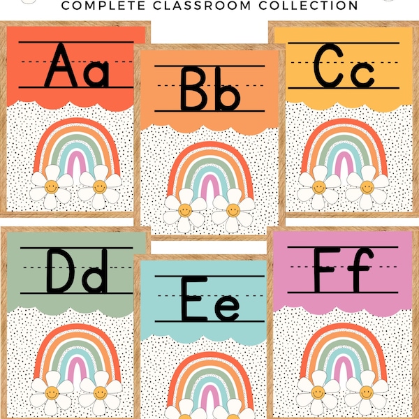 Retro Alphabet - Etsy