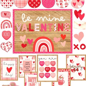 Valentine's Day Classroom Decor Collection - Etsy