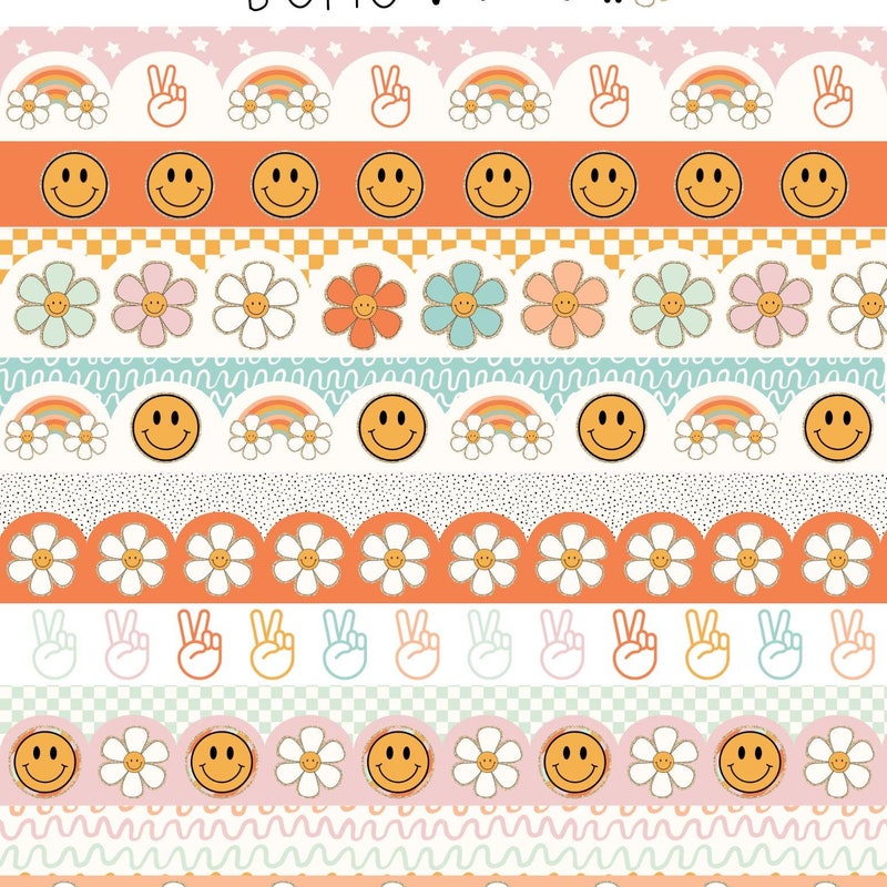 Checkered Bulletin Board Border - Etsy