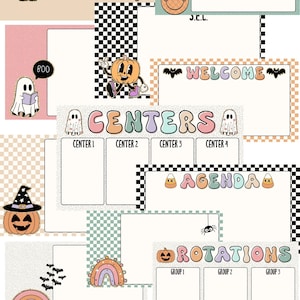 Groovy Halloween Google Slides Templates - Etsy