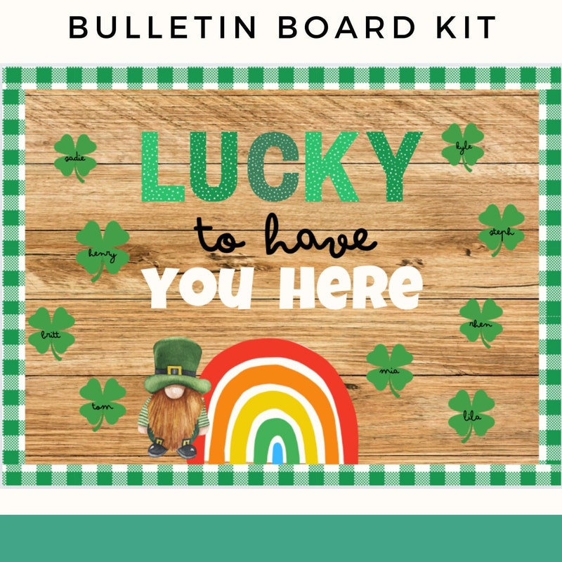 St. Patricks Day Bulletin Board - Etsy