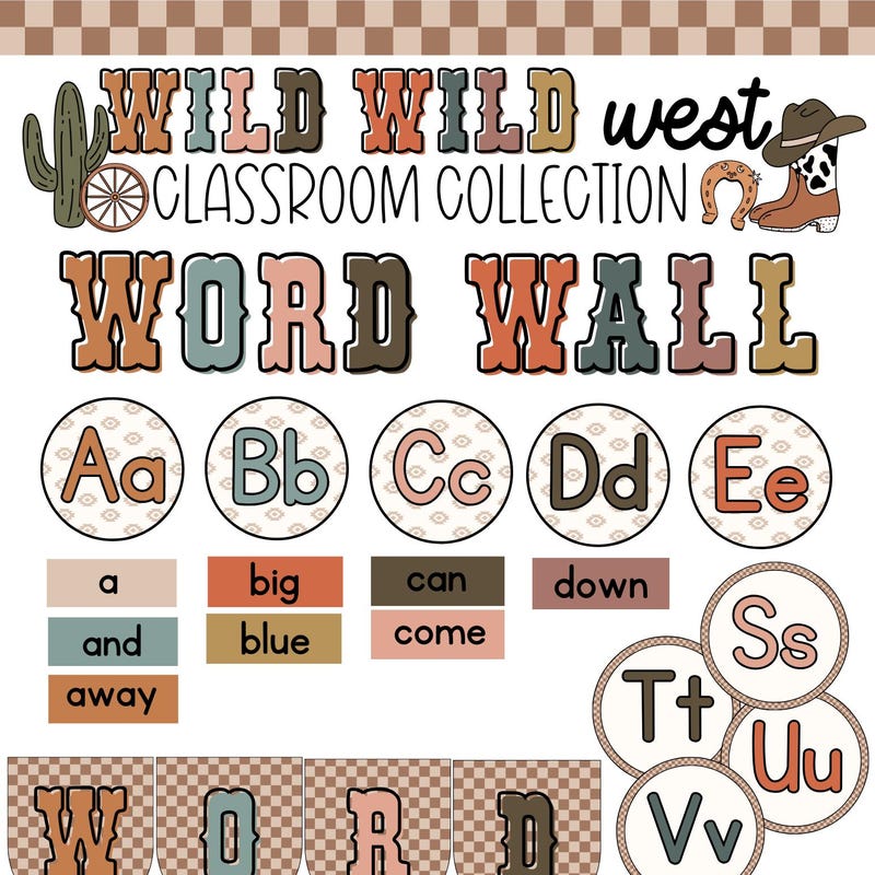 Western Poster Word - Etsy