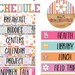 Groovy Glitter Classroom Supply Labels - Etsy