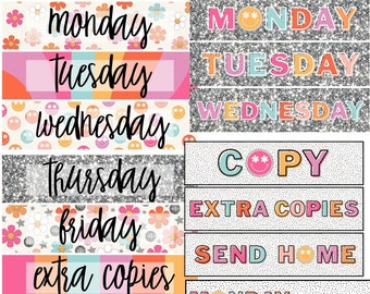 Retro 10 Drawer Rolling Cart Label, Retro Cart Labels, Groovy Classroom ...