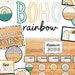 Modern Boho Rainbow Classroom Jobs Display editable | Etsy