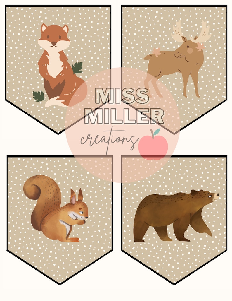 Woodland Classroom Decor editable | Etsy