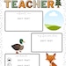 Woodland Meet the Teacher Template - Etsy