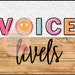 Groovy Glitter Voice Level Classroom Posters - Etsy