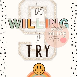 Groovy Boho Class Rules Posters - Etsy