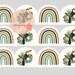 Boho Tropics Bulletin Board Borders - Etsy