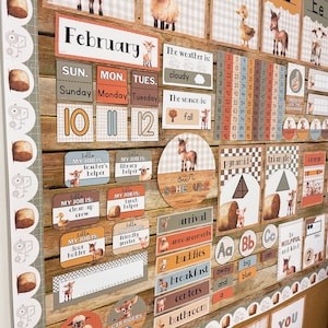 Farm Friends Complete Classroom Collection [editable] - Etsy