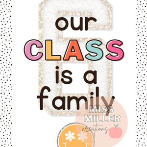 Groovy Glitter Class Rules Posters - Etsy