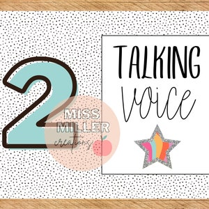 Groovy Glitter Voice Level Classroom Posters - Etsy