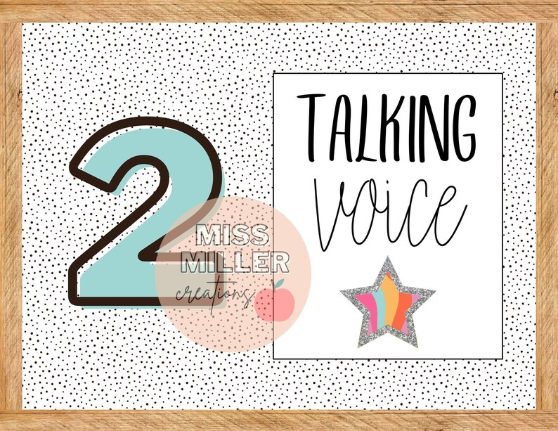 Groovy Glitter Voice Level Classroom Posters - Etsy