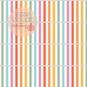 Retro Rainbow Bulletin Board Borders - Etsy