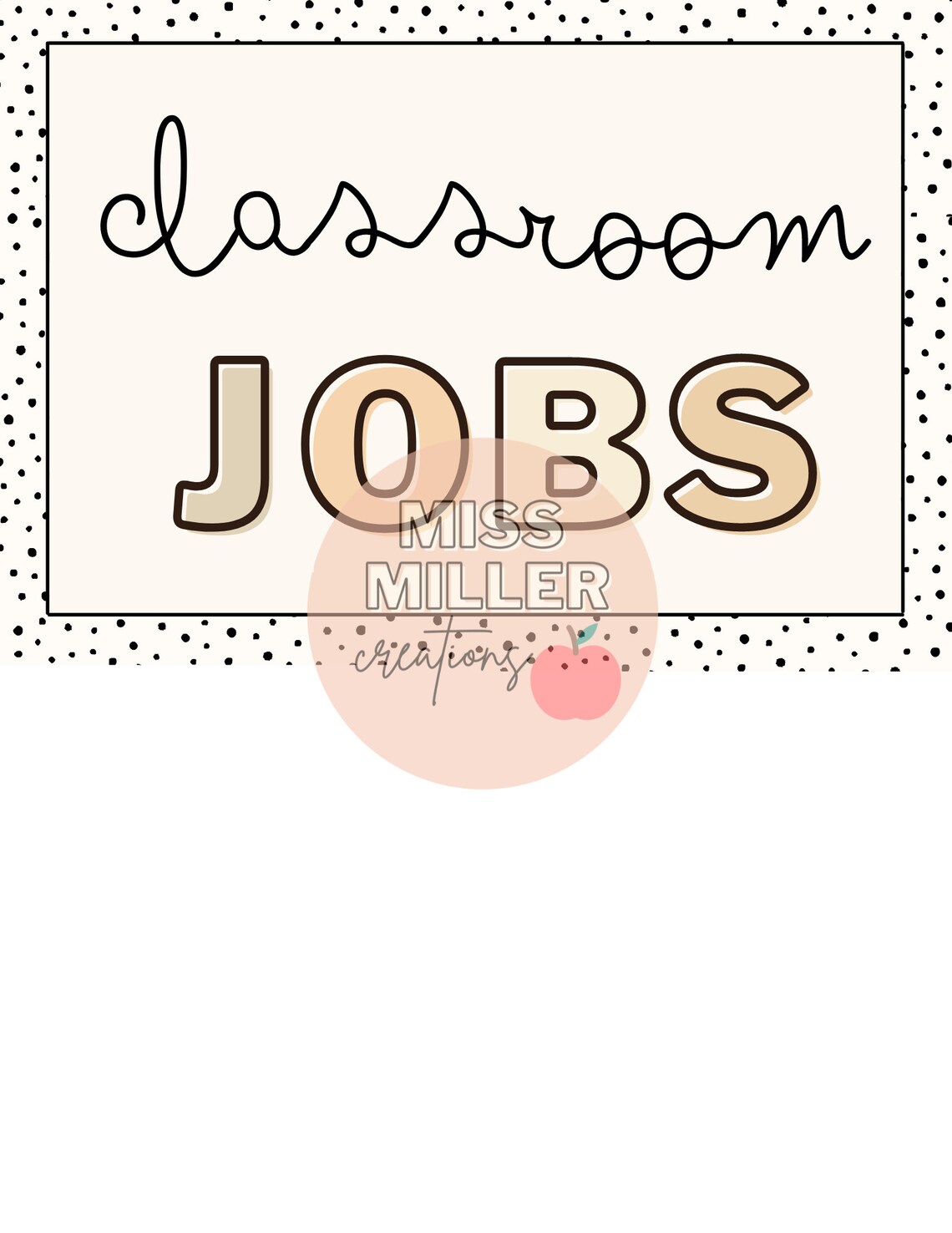Neutral Boho Rainbow Classroom Jobs Display [editable] - Etsy