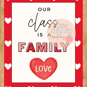 Modern Valentine's Day Classroom Decor Posters - Etsy