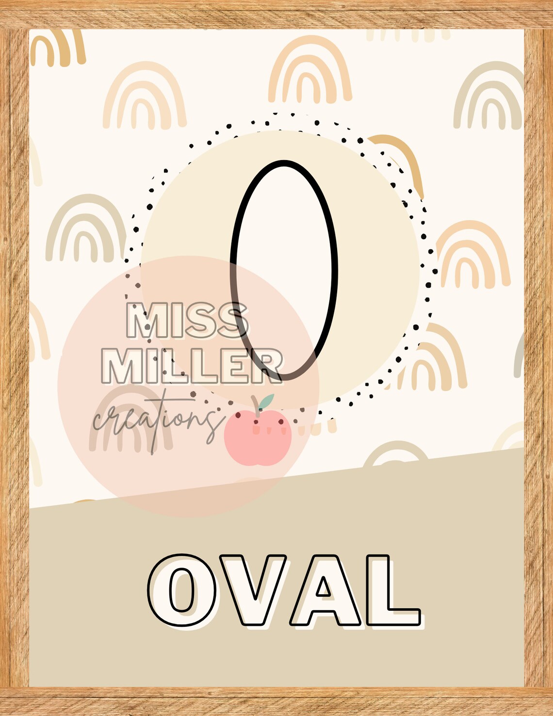 Neutral Boho Rainbow Shape Posters - Etsy