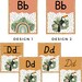 Boho Tropics Alphabet Posters - Etsy