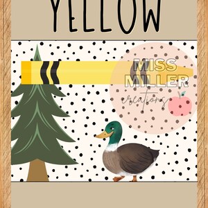 Woodland Classroom Color Posters - Etsy