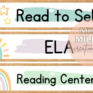 Pastel Boho Rainbow Classroom Schedule [editable] - Etsy