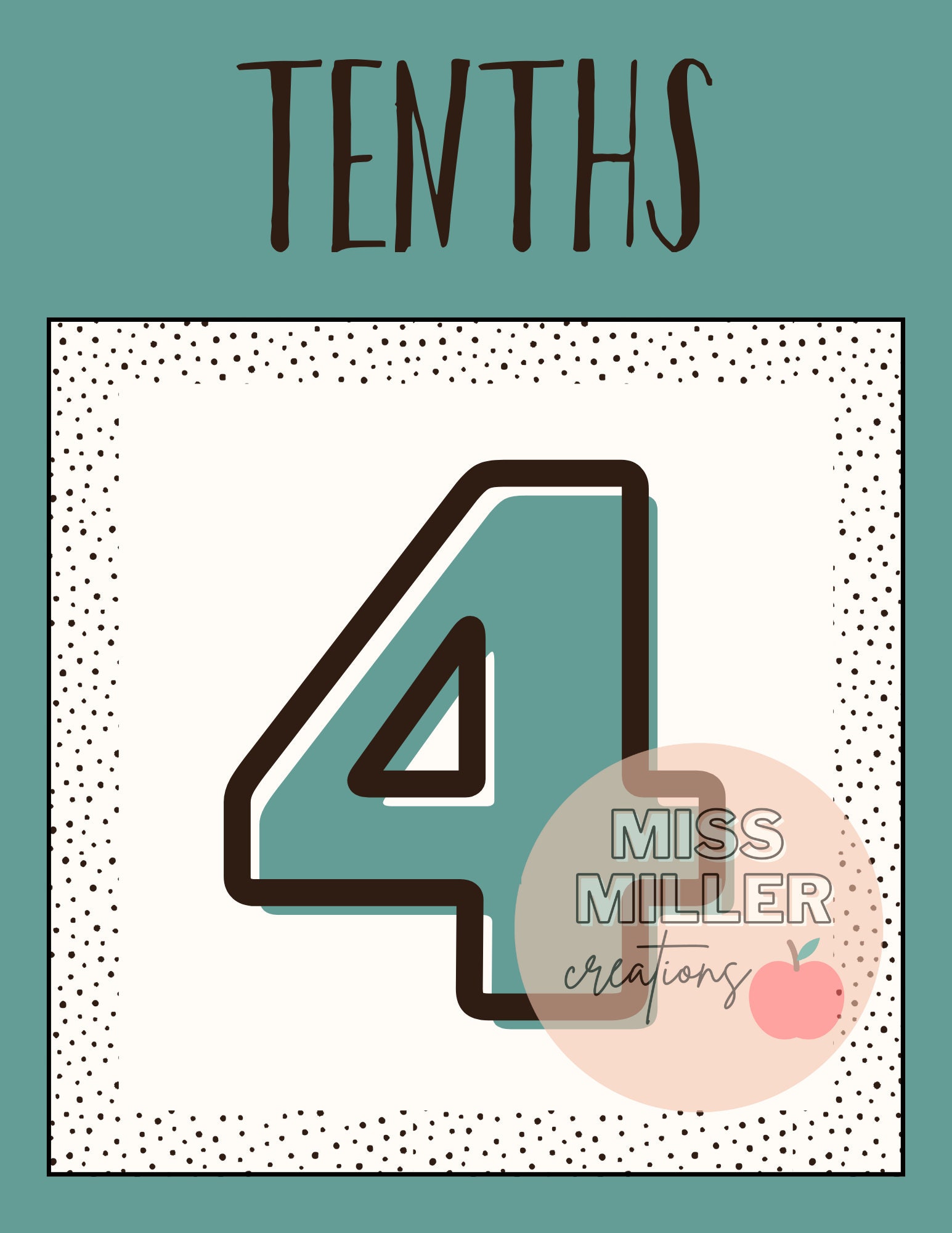 Boho Tropics Place Value Posters - Etsy