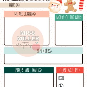 Christmas /december Weekly Newsletter - Etsy