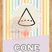 Pastel Boho Rainbow Classroom Shape Posters - Etsy