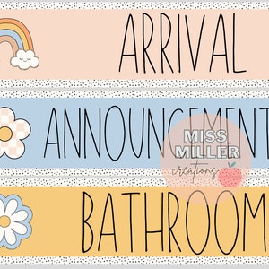 Daisy Dreams Classroom Schedule [editable] - Etsy