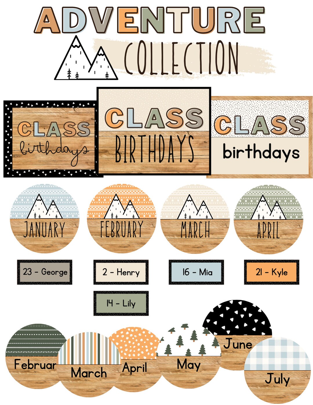 Adventure Class Birthday Display - Etsy