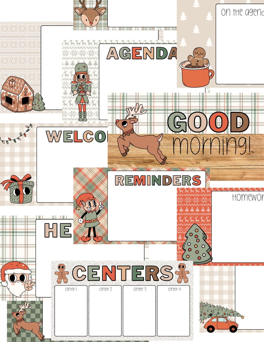 The Holly Jolly Era Google Slides Templates - Etsy