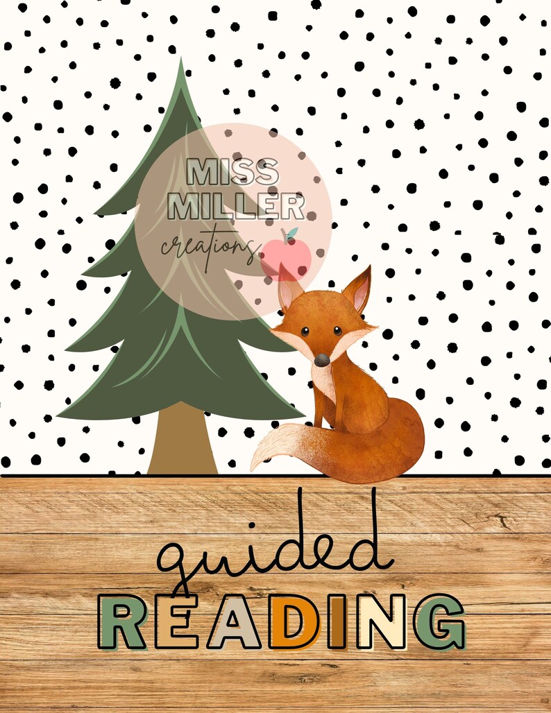 Woodland Binder Covers editable - Etsy