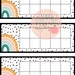 Modern Boho Rainbow Classroom Math Displays - Etsy